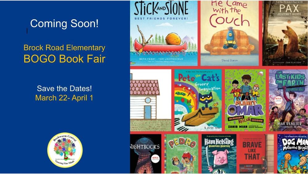 BRES BOGO Book Fair | Brock Road Elementary