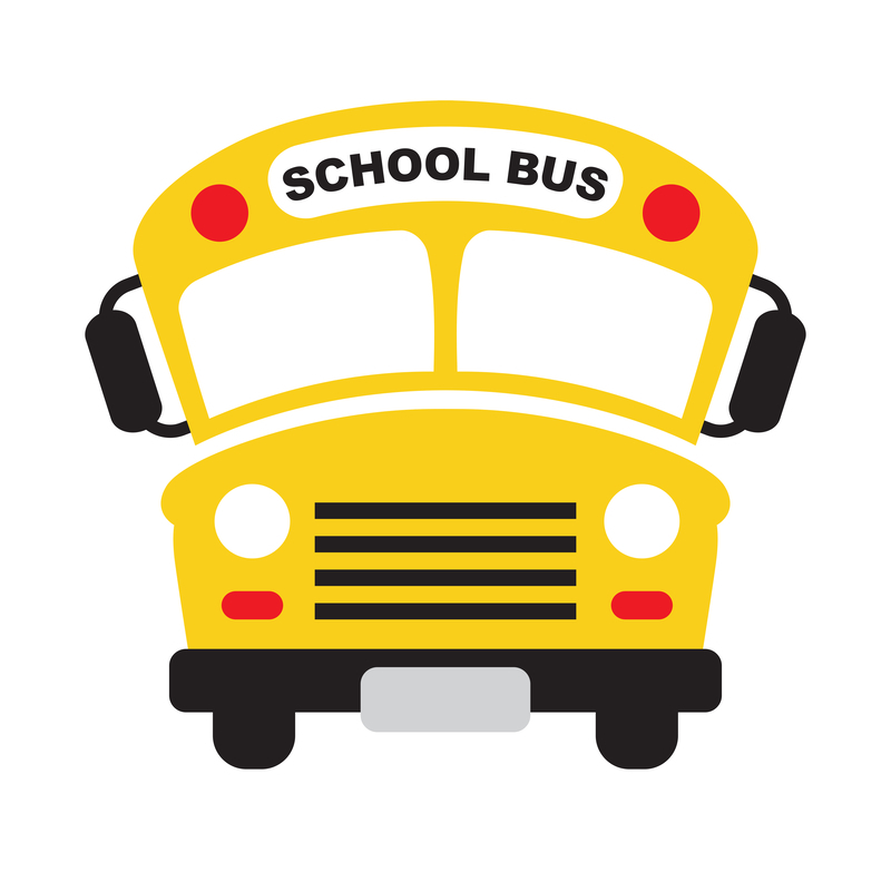 School Bus Front View Clipart